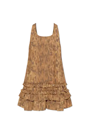 Ganni Metallic Day Dresses