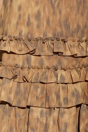 GANNI Dress With Ruffles