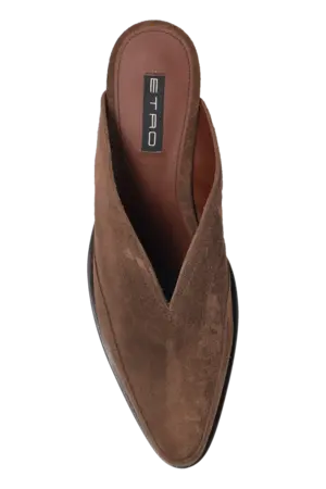 Etro Suede Heeled Mules
