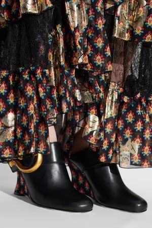 Etro Wedge Heel Slides - Black