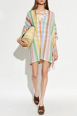 Missoni Patterned Poncho