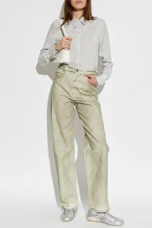 Alexander McQueen Striped Silk Shirt - Multicolour