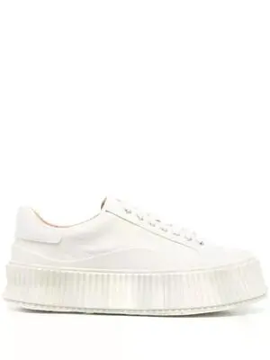 JIL SANDER Canvas Low-top Sneakers - Neutrals
