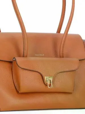 COCCINELLE Double Beat Large Shoulder Bag