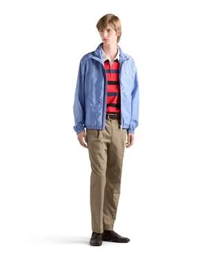 Prada Short-sleeved Cotton Polo Shirt - Red