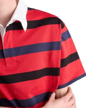 Prada Short-sleeved Cotton Polo Shirt - Red
