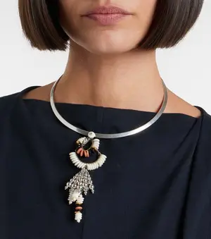 Isabel Marant Étoile Lyna Beaded Pendant Necklace