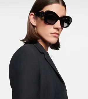 Dior Square Sunglasses - Black