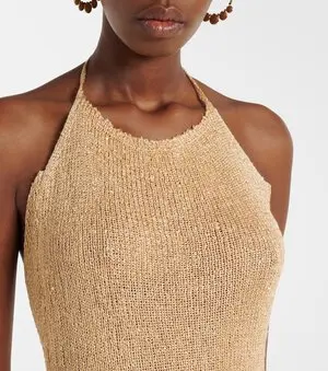 BANANHOT Nico Sequined Maxi Dress