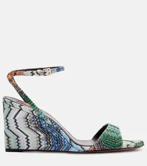 Missoni Julia Zigzag Lamé Wedges
