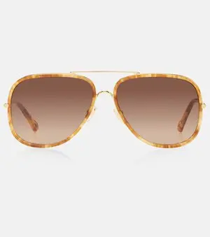 Chloé Tubolar Aviator Sunglasses