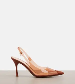 GIANVITO ROSSI Diana Slingback Pumps - Brown