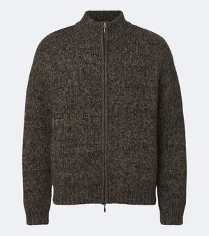 Le Kasha Zip Up Knitwear For Men