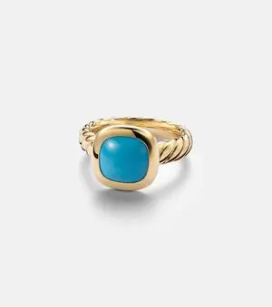 David Yurman Dy Mercer® Ring With Turquoise - Gold