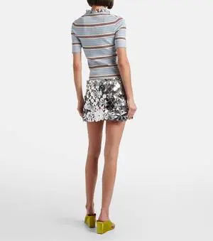 Rabanne Embellished Chainmail Miniskirt