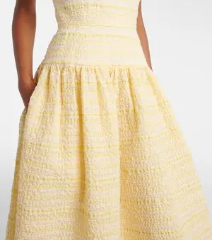 MARKARIAN Georgie Cotton-blend Organza Midi Dress