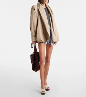 Magda Butrym Draped Cotton Jacket