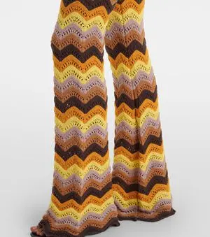 BANANHOT Kim Cotton-blend Flared Pants