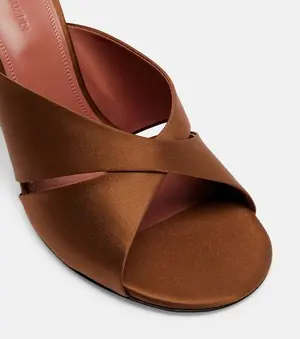 Amina Muaddi Salma Satin Mules