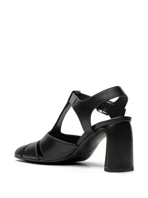 CHUCKIES T-bar Buckle Sandals - Black