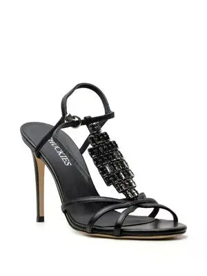 CHUCKIES Crystal-embellished Stiletto Sandals