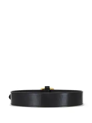 Saint Laurent Square-buckle Leather Belt