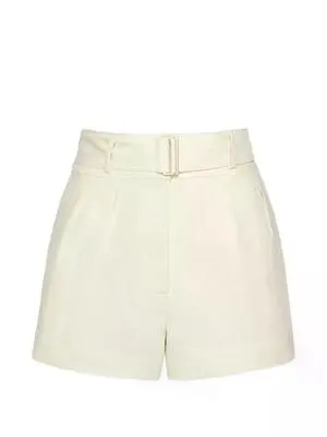 HEVRON HEVRON Zinna Belted Pleated Shorts
