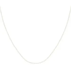 ASTRID & MIYU White Gold And Pearl Necklace - Silver