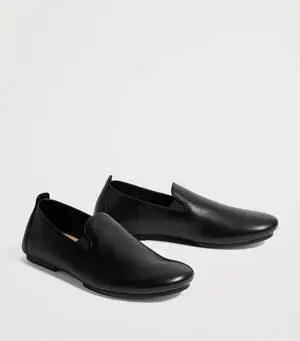 Bottega Veneta Lambskin Rocco Slippers - Black