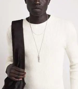 Our Legacy Silk Compact Ribbed Long-sleeve T-shirt - Beige