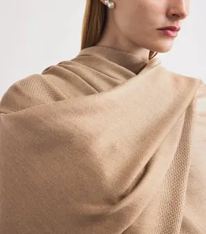 Agnona Cashmere-silk Cape Poncho