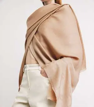 Agnona Cashmere-silk Cape Poncho