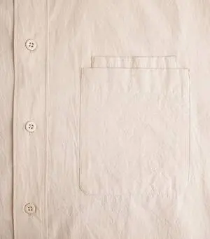 LEMAIRE Cotton Double-pocket Shirt - Beige