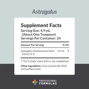 Professional Formulas Astragalus 250 Milliliters