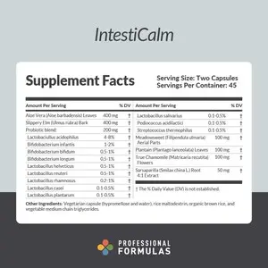 Professional Formulas Intesticalm 90 Capsules