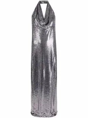 BLANCA VITA Sequin Long Gown