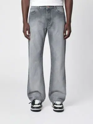 Off-White Off-White Flared Jeans In Washed Denim Denim