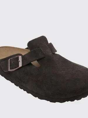 BIRKENSTOCK Flat Slip-on Clogs - Brown