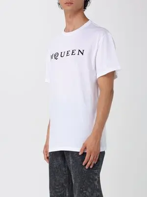 Alexander McQueen Logo Cotton T-shirt - White