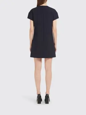 COURREGES Short Sleeve Mini Dress - Black