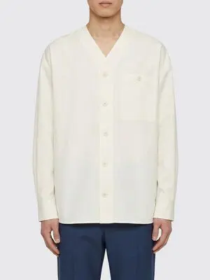 JIL SANDER Linen Blend Shirt - Milk