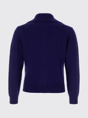 JIL SANDER Wool Blend Zip-up Cardigan - Ink