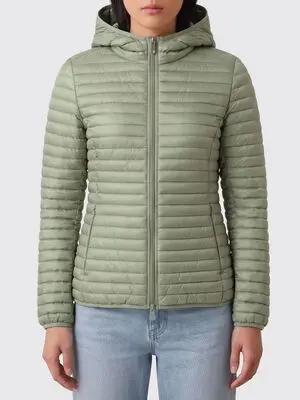 SAVE THE DUCK Alexa Hooded Quilted Down Jacket - Green