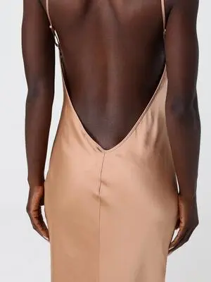 Elisabetta Franchi Satin Maxi Dress