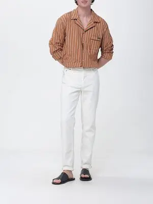 Dolce & Gabbana Striped Silk Blend Shirt