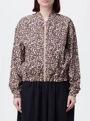 SAVE THE DUCK Alana Animal Print Bomber Jacket