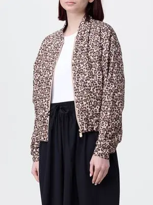 SAVE THE DUCK Alana Animal Print Bomber Jacket