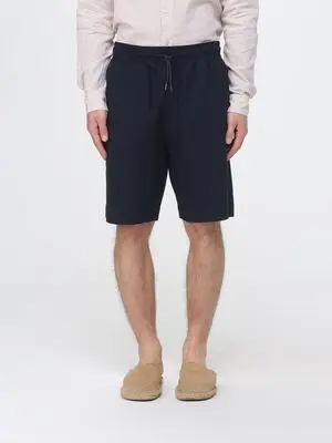 Emporio Armani Linen And Viscose Blend Casual Shorts