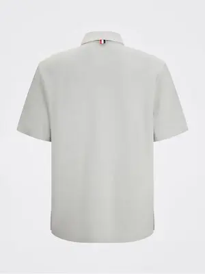 Thom Browne Cotton Polo Shirt - Grey