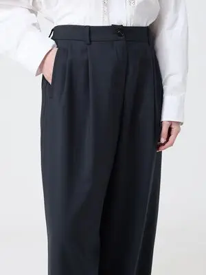 CORDERA Twill Wide-leg Tailored Trousers